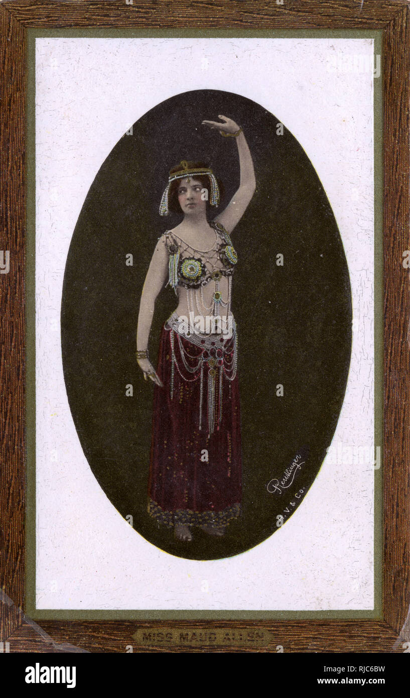 Miss Maud Allen - Dancer, in the role of Salome Stock Photo - Alamy