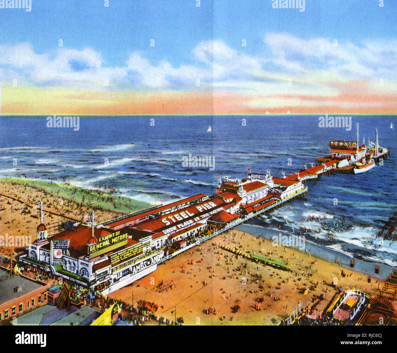 Atlantic City Steel Pier, New Jersey Stock Photo - Alamy