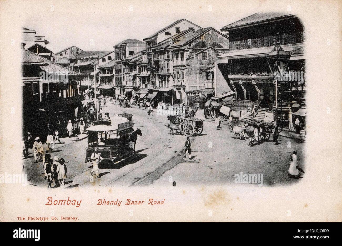 Indian bazar road hi-res stock photography and images - Alamy