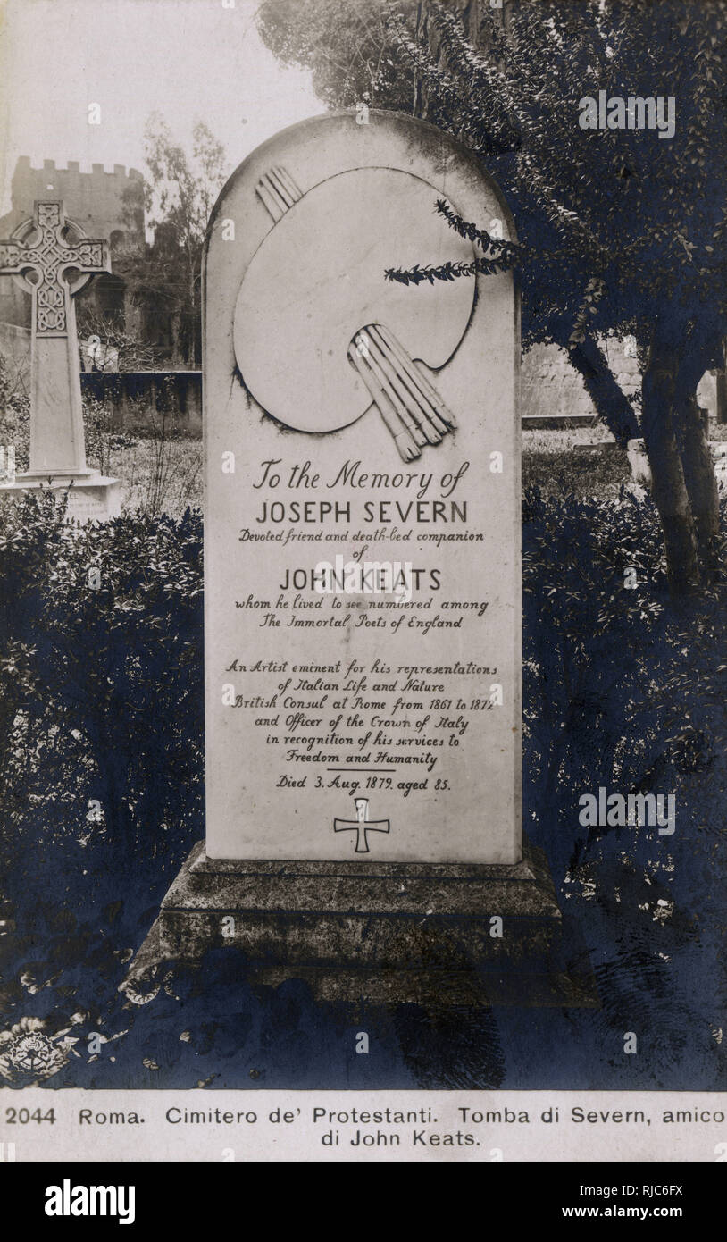 John keats by joseph severn hi-res stock photography and images - Alamy