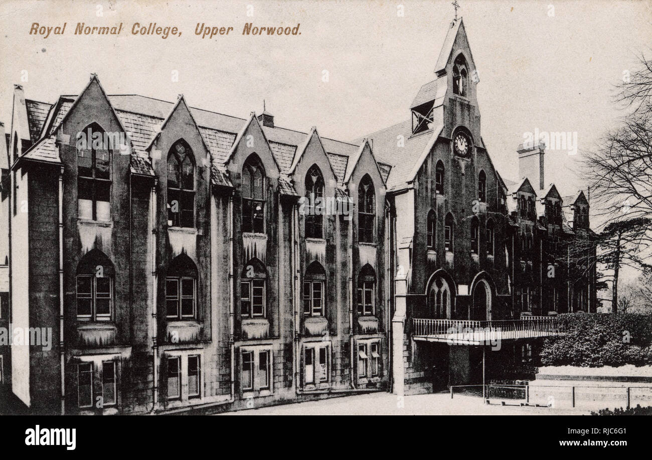 The Royal Normal College, Upper Norwood, London Stock Photo - Alamy