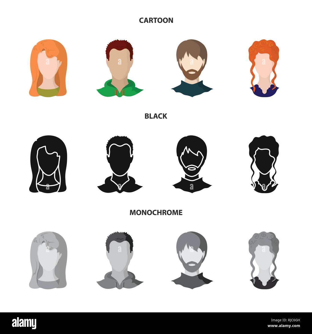 Isolated object of professional and photo logo. Collection of ...