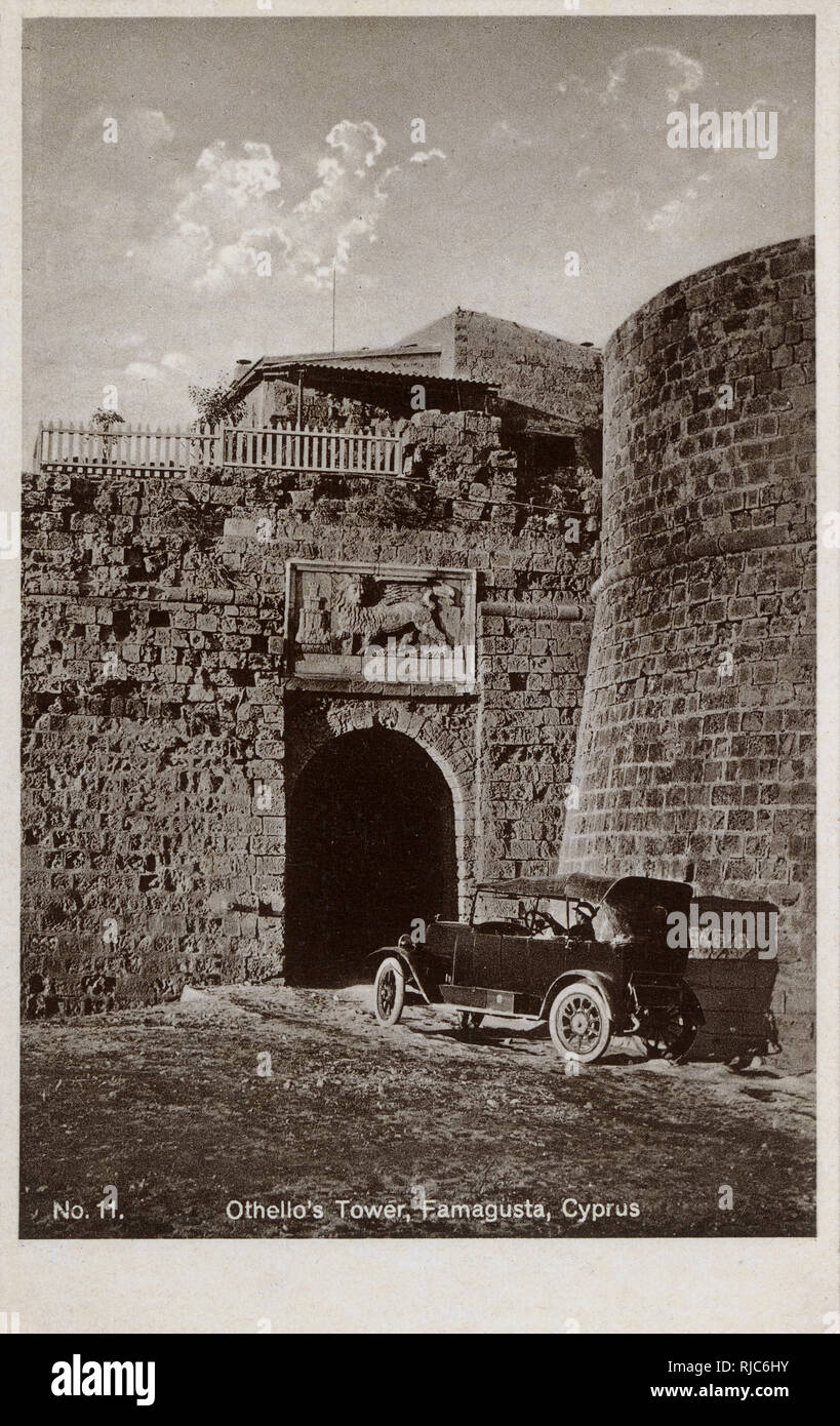 Othello's Tower - Famagusta, Republic of Northern Cyprus Stock Photo ...