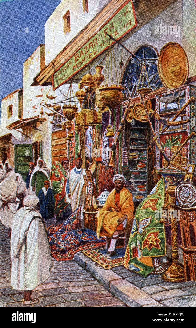 Arab Bazaar, Cairo, Egypt Stock Photo - Alamy