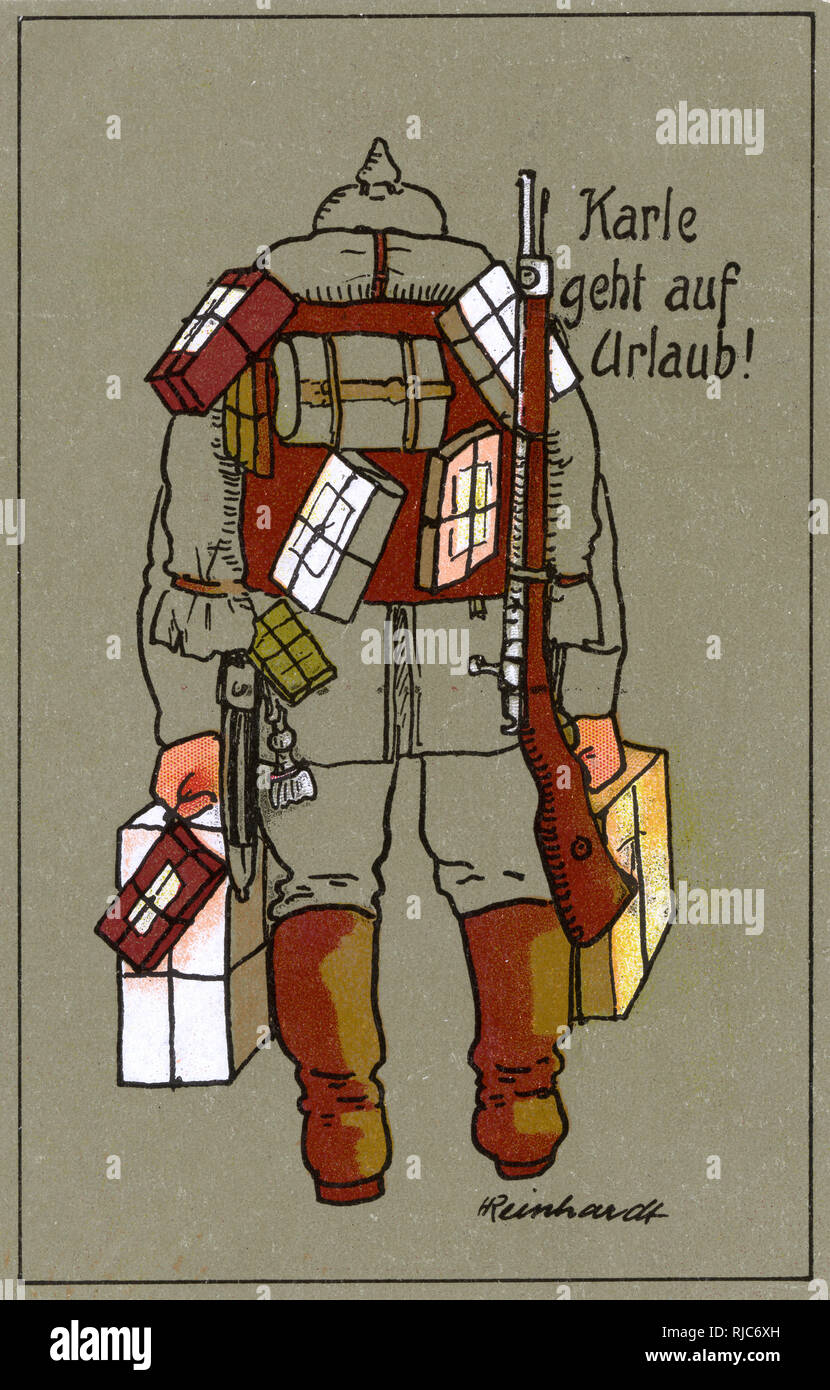 Ww1 postcard christmas hi-res stock photography and images - Alamy