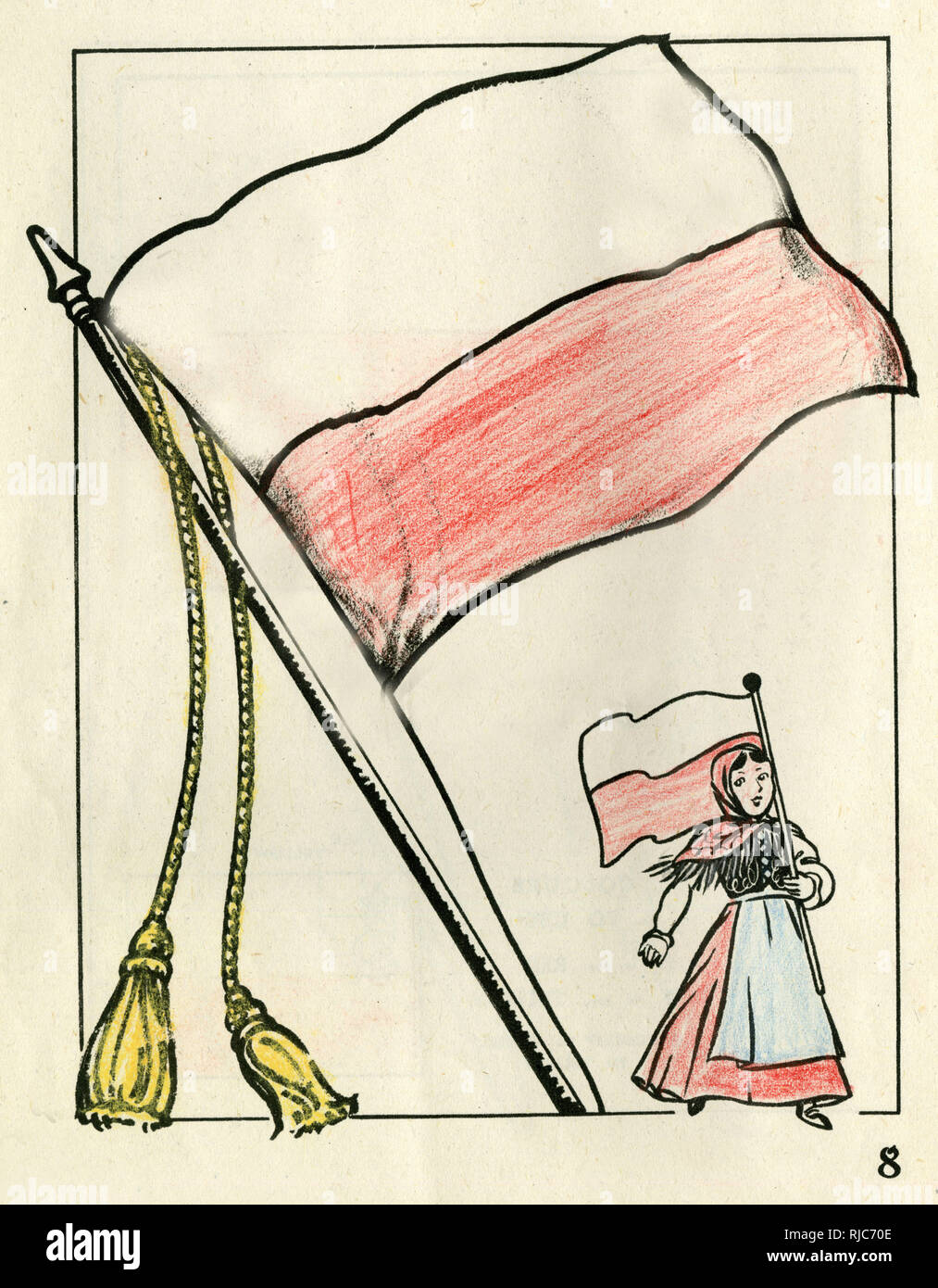 Colouring page, For Victory Paint Book, WW2 Stock Photo - Alamy