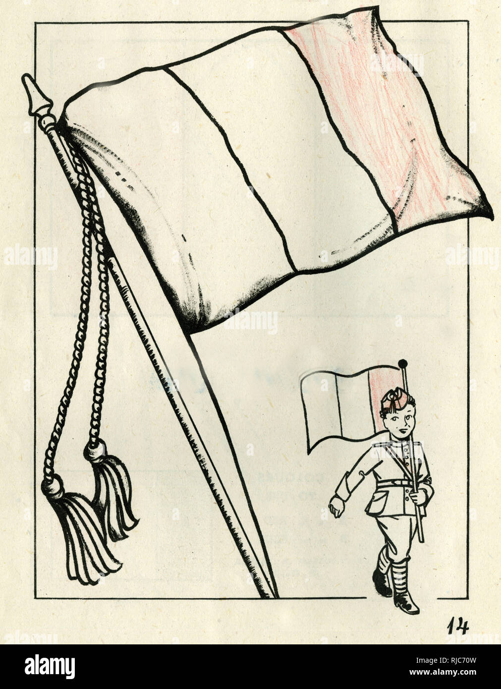 Colouring page, For Victory Paint Book, WW2 Stock Photo - Alamy