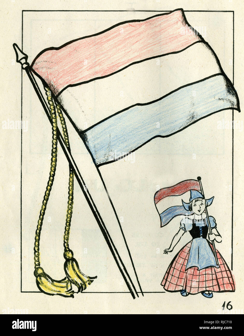 Colouring page, For Victory Paint Book, WW2 Stock Photo - Alamy