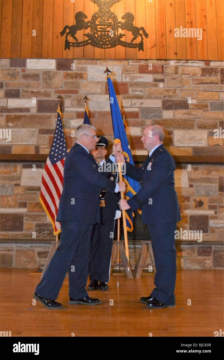 Pennsylvania Air National Guard Commander Brig. Gen. Mike Regan accepts ...