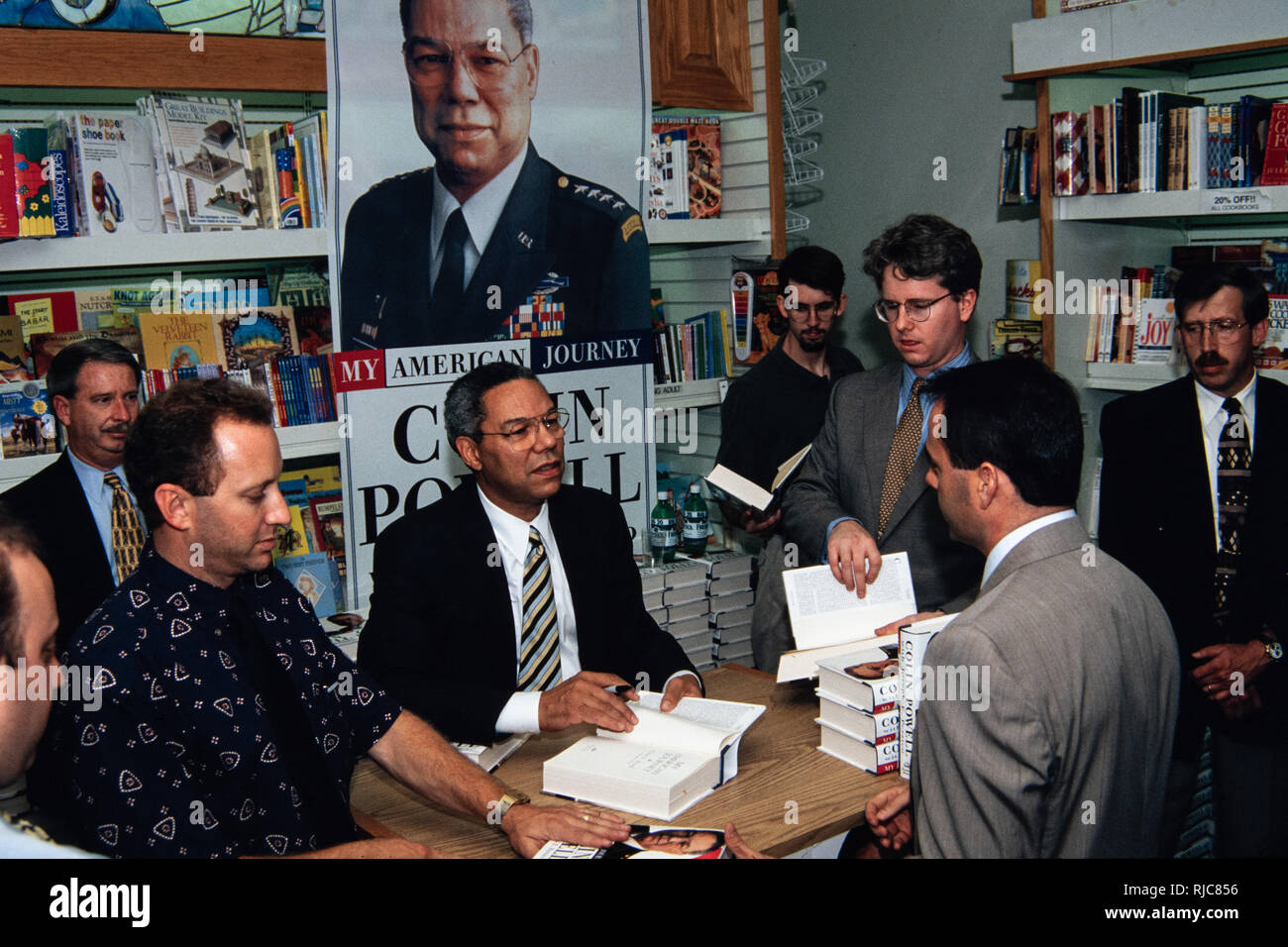 Retired U.S. Army General Colin Powell during a signing of his book "My ...