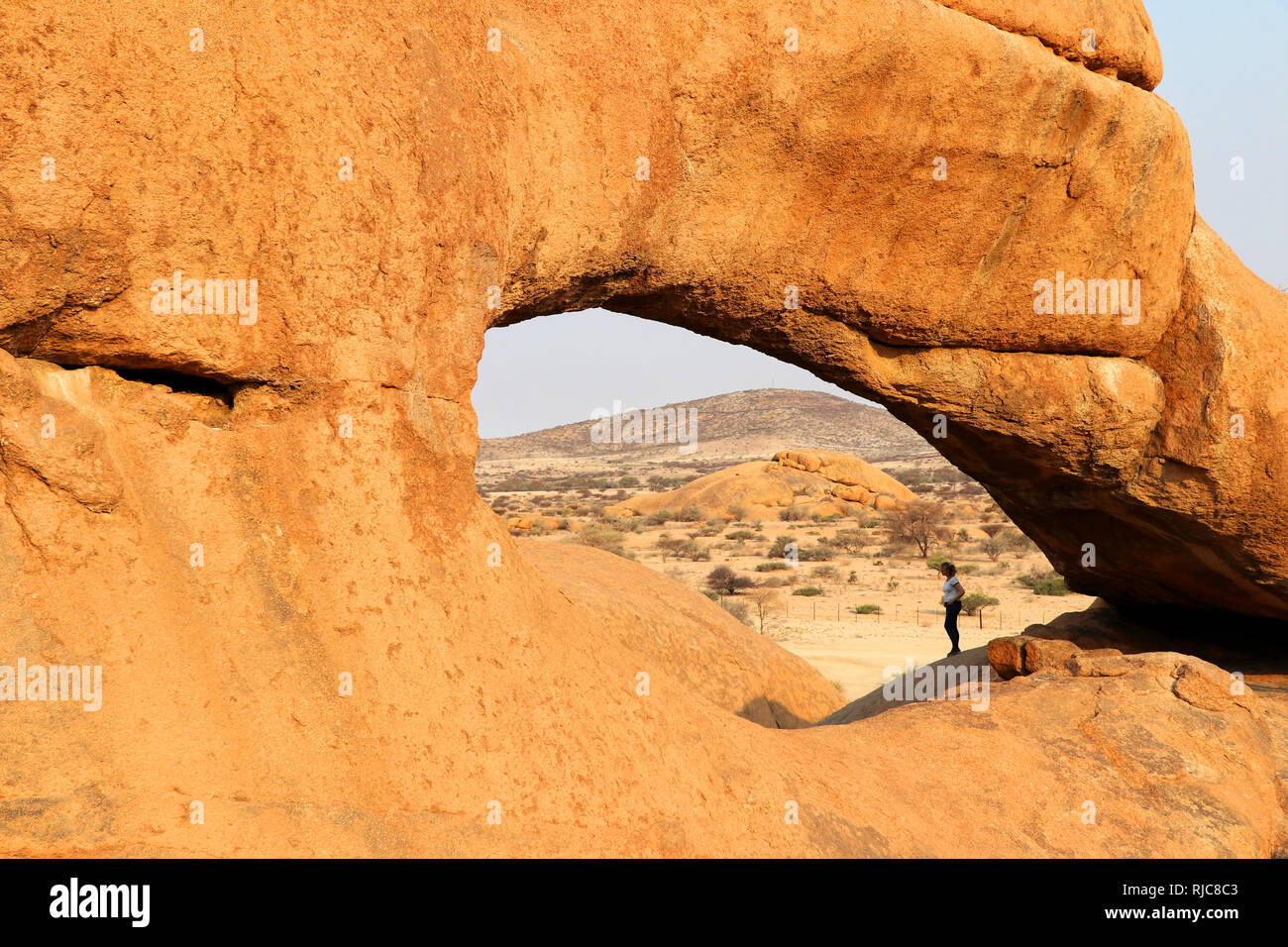 Spitzkoppe (Spitzkuppe) Rock Arch - Namibia Africa Stock Photo - Alamy