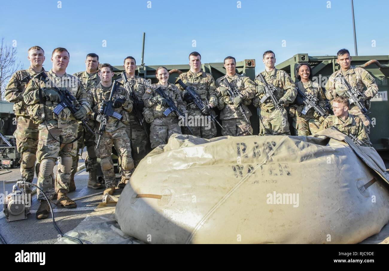 The Water Purification Platoon from the Brigade Support Battalion ...