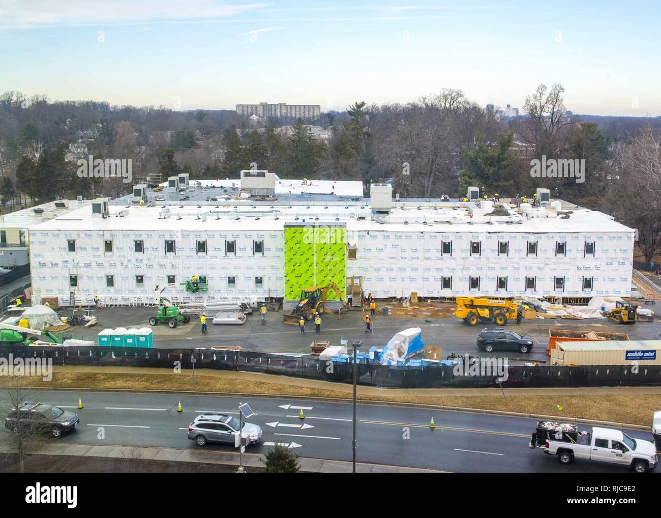 The construction of the Outpatient Annex in preparation of Walter Reed ...