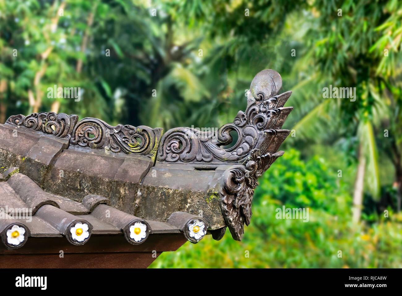 Close-up of a Balinese roof, Bali, Indonesia Stock Photo - Alamy