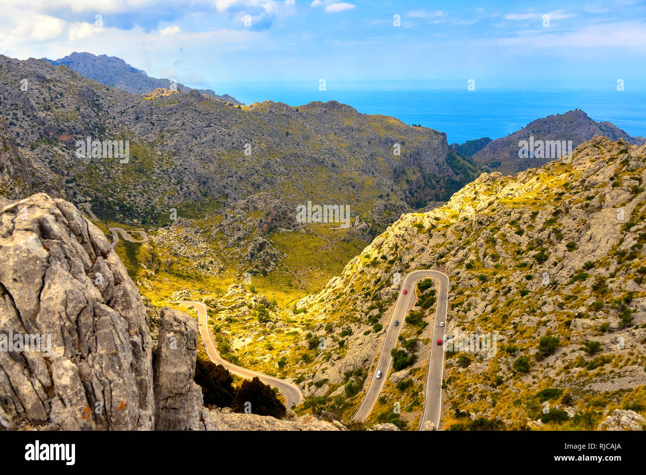 Sa calobra and road hi-res stock photography and images - Alamy