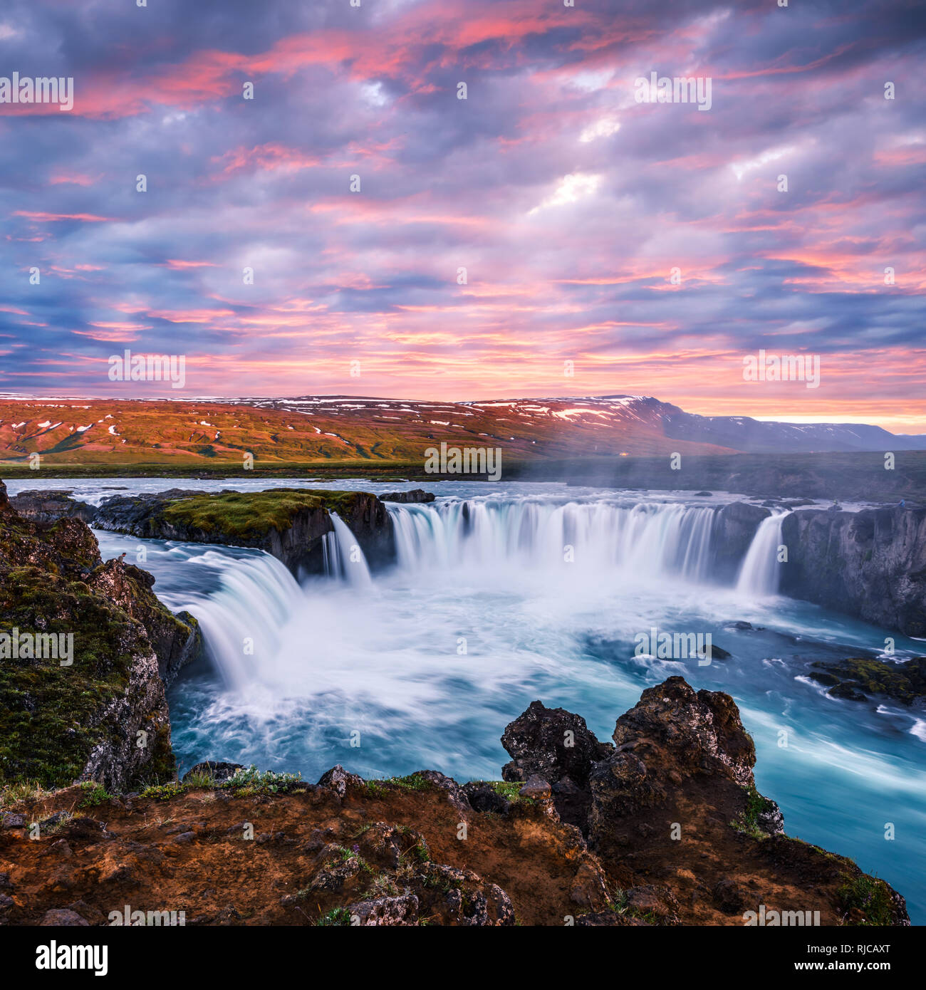 Godafoss waterfall iceland hi-res stock photography and images - Alamy