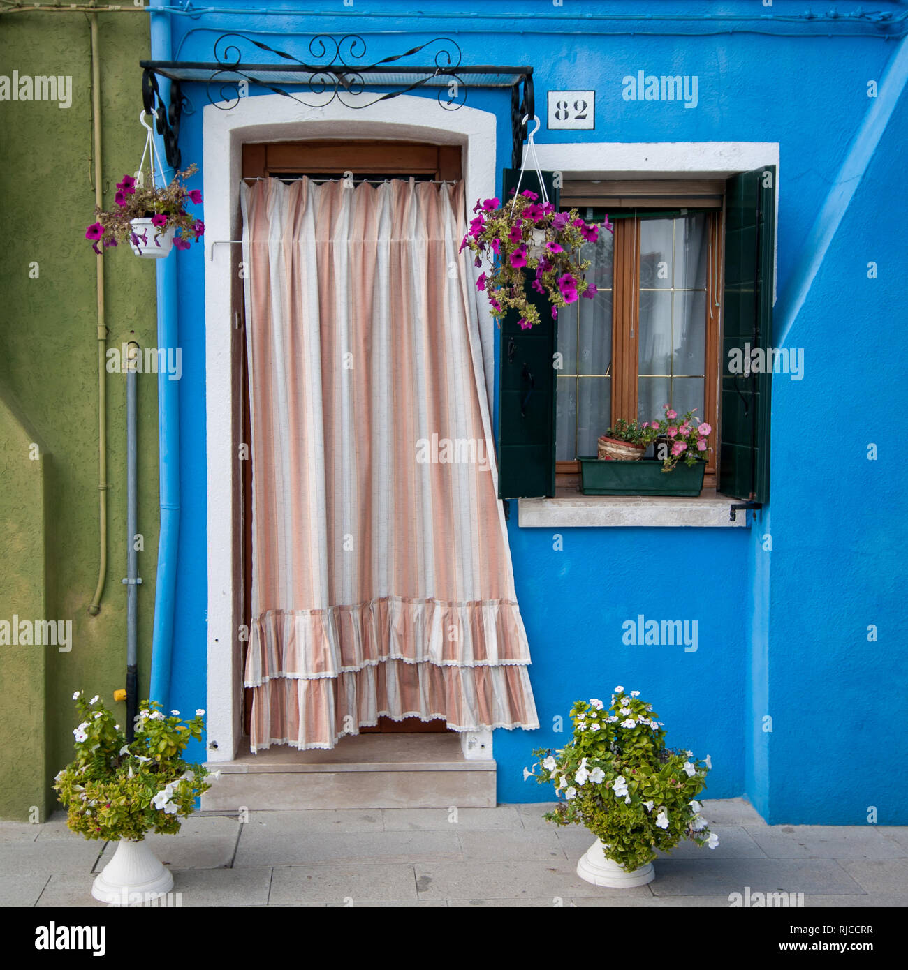 Colored entrance hi-res stock photography and images - Alamy