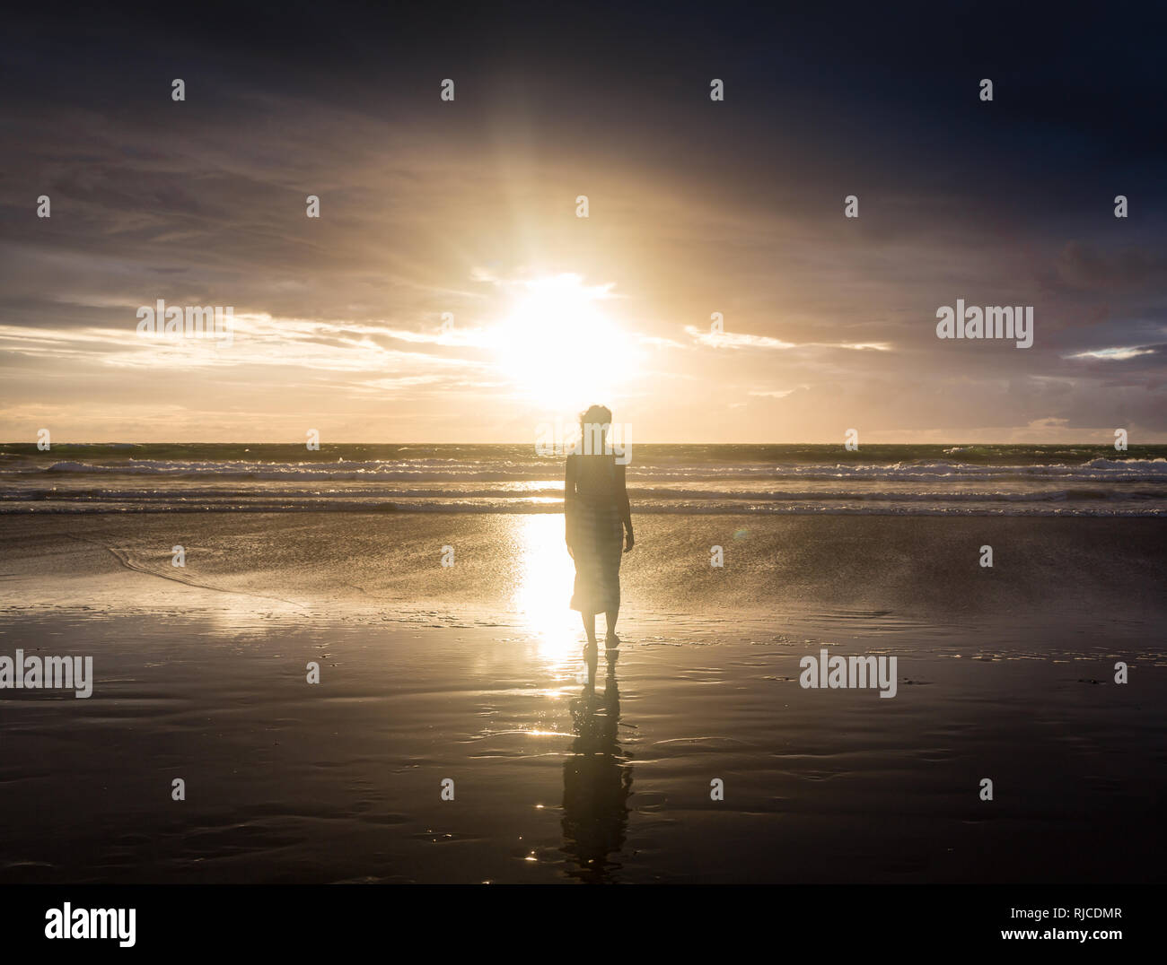 Elated young woman hi-res stock photography and images - Alamy