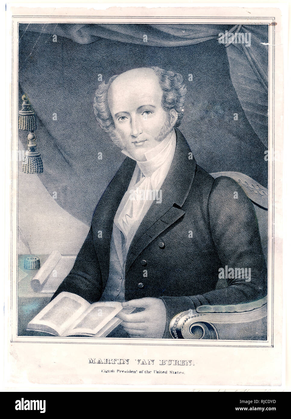 Martin Van Buren. Eighth president of the United States ca. 1840s Stock ...
