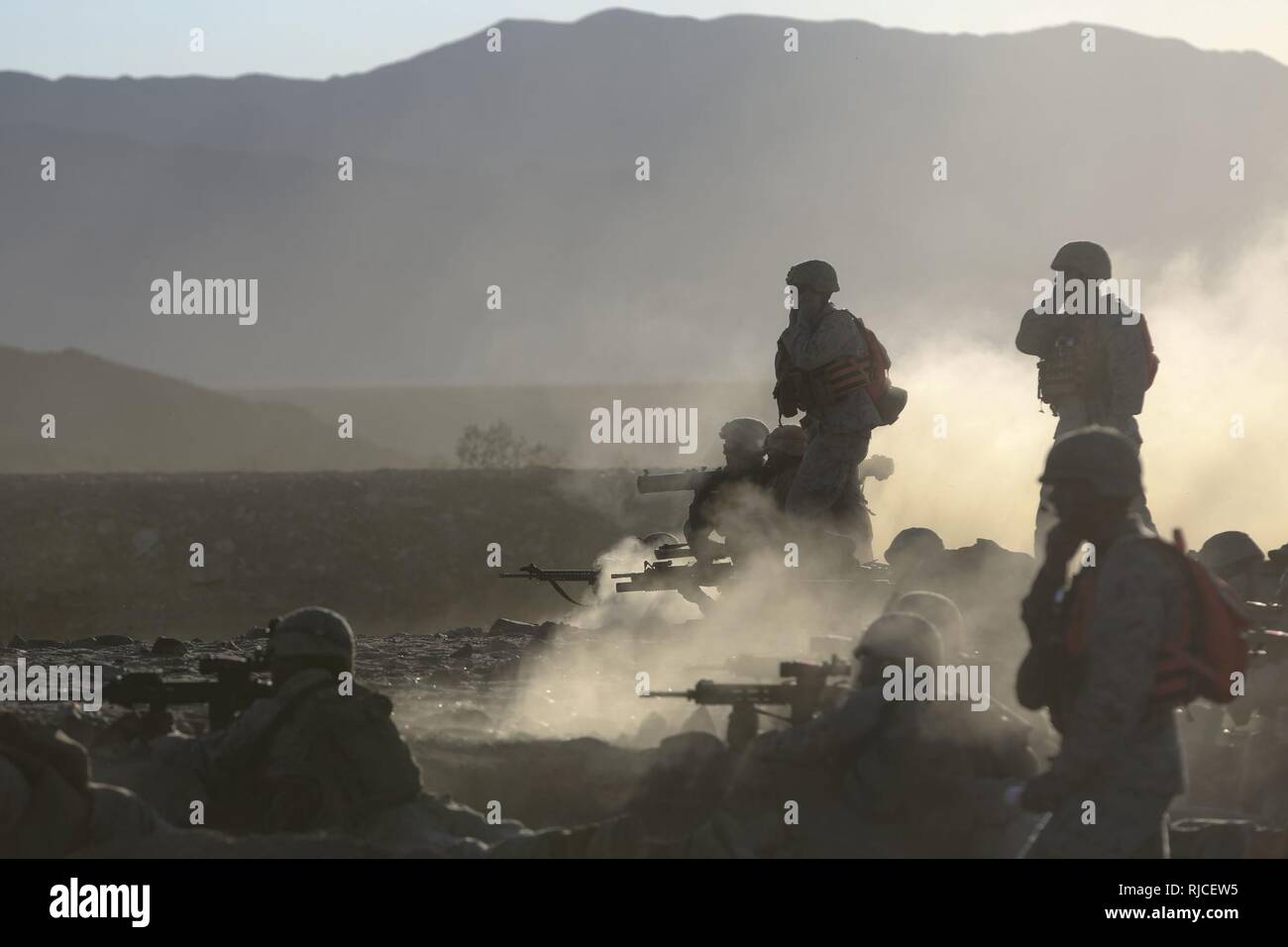United States Marines attached to 3rd Battalion, 5th Marine Regiment ...