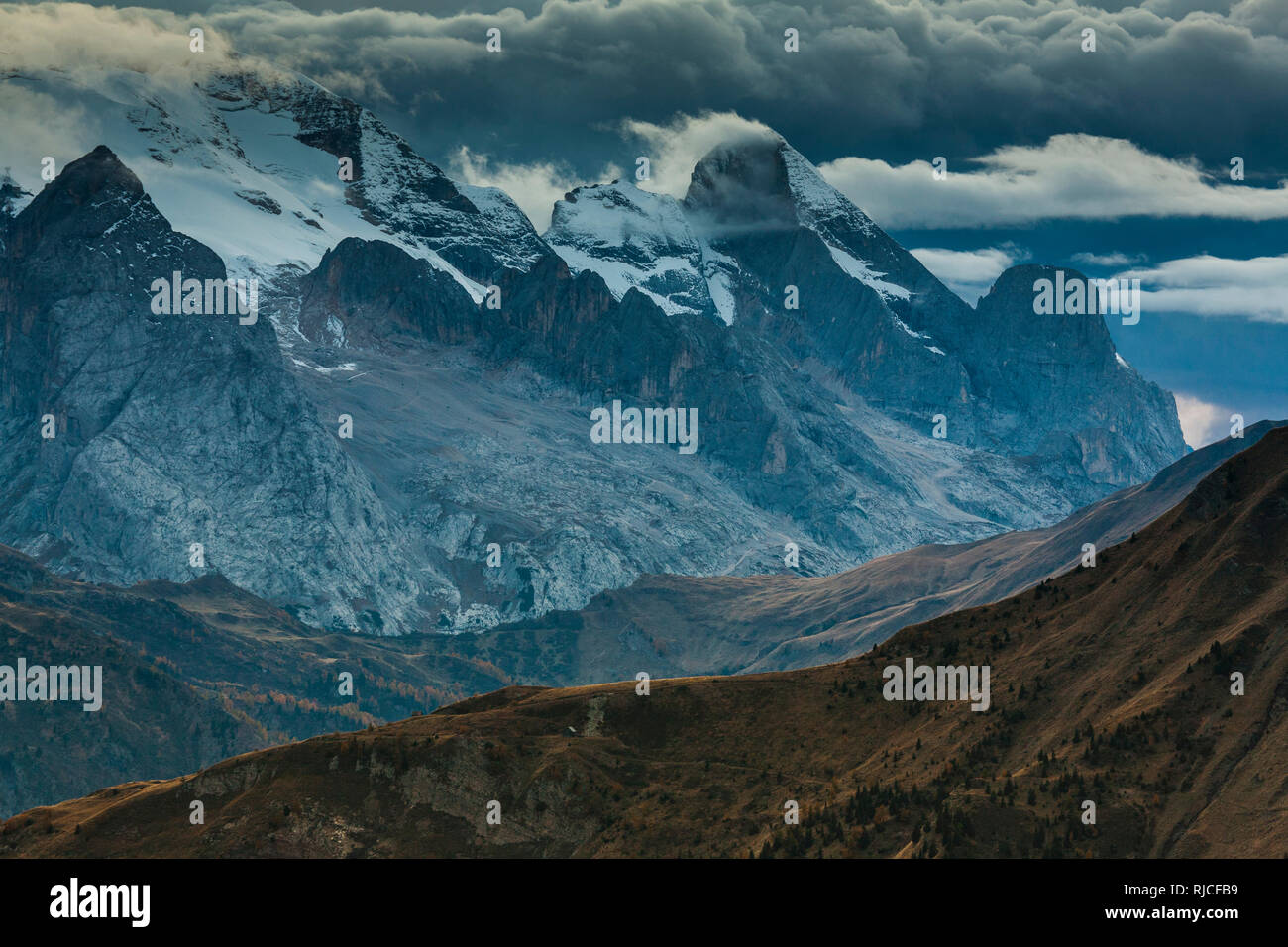 Europe, Italy, Alps, Dolomites, Mountains, Veneto, Belluno, Giau Pass ...