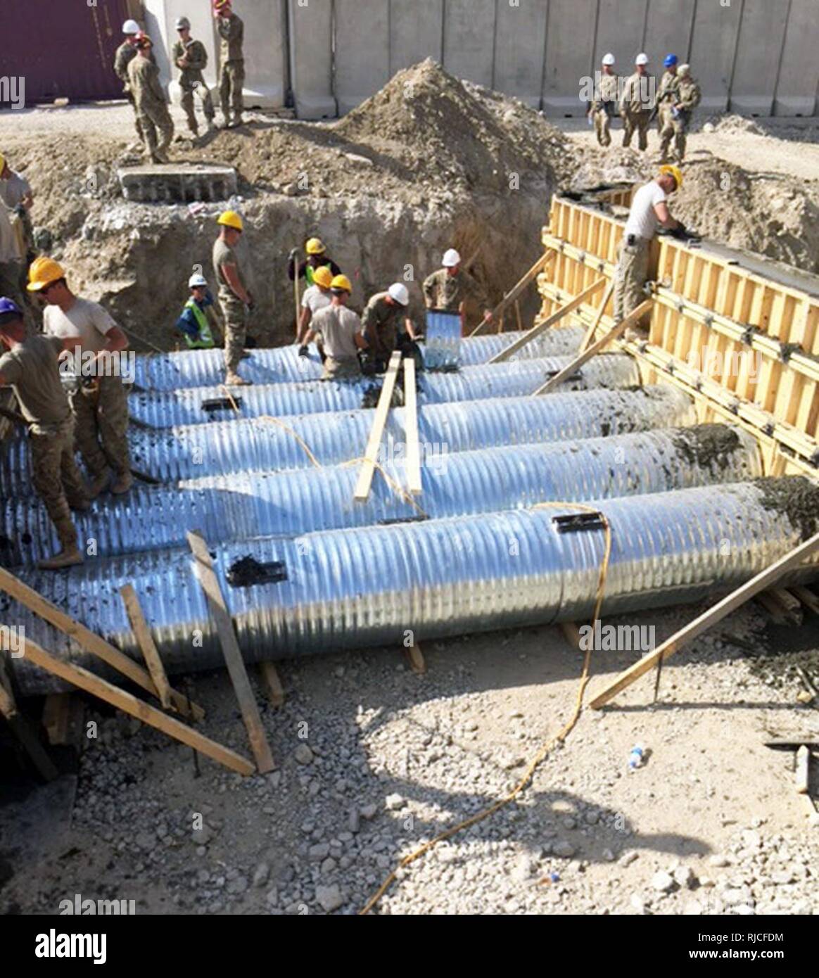 Deployed Army engineer units from across the force teamed up to ...