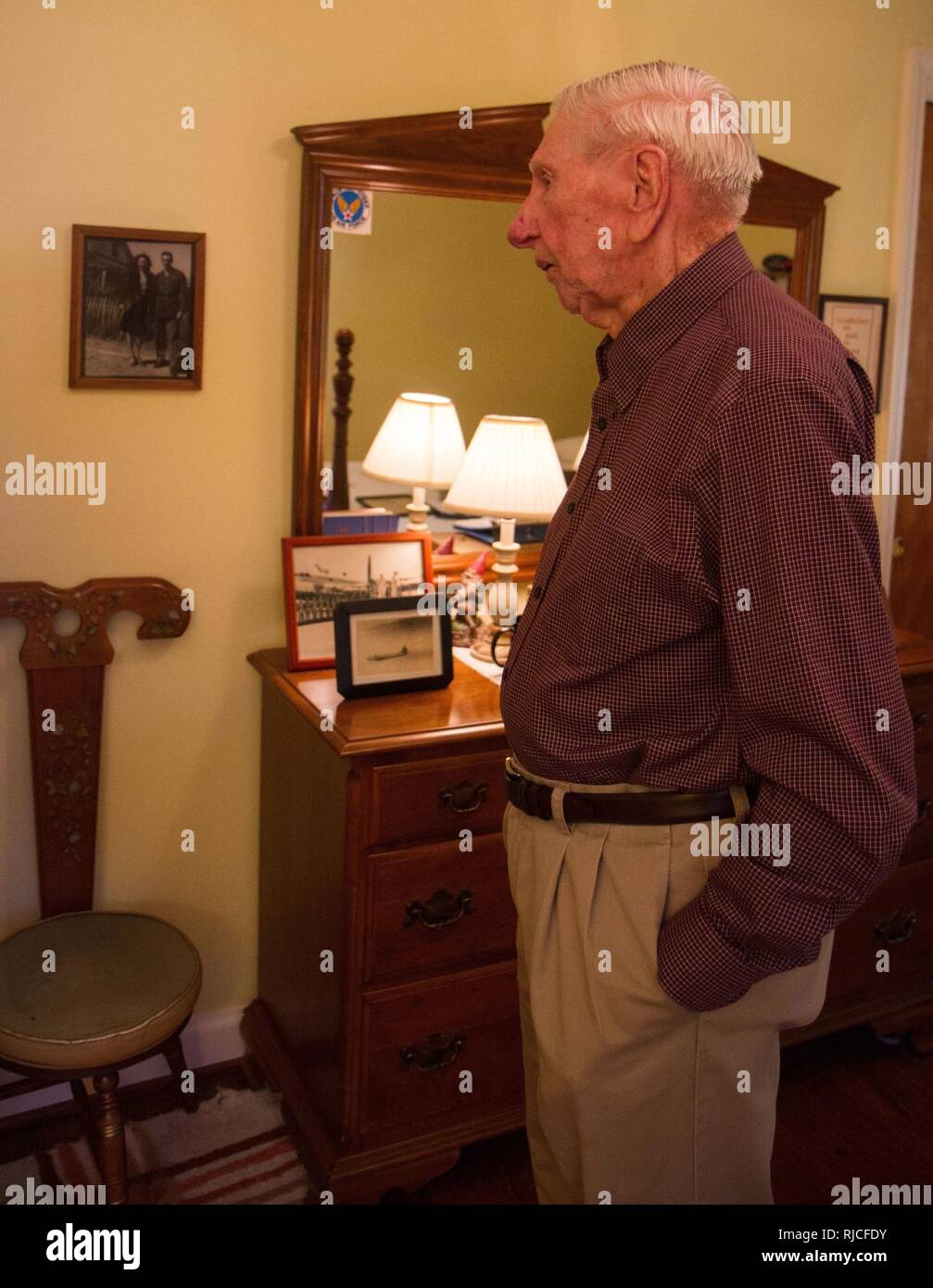 John Samuel Dellinger, a 96-year-old veteran and native of Charlotte ...
