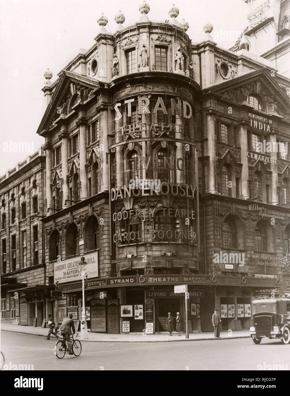 The Strand Theatre, London Stock Photo - Alamy