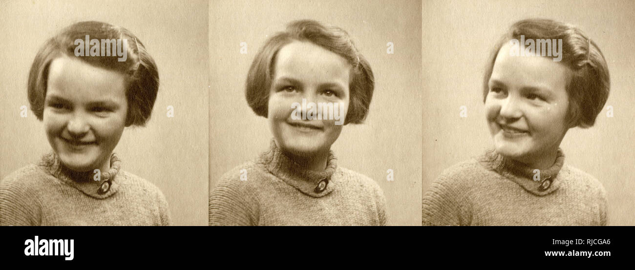 Three studio portraits Stock Photo - Alamy