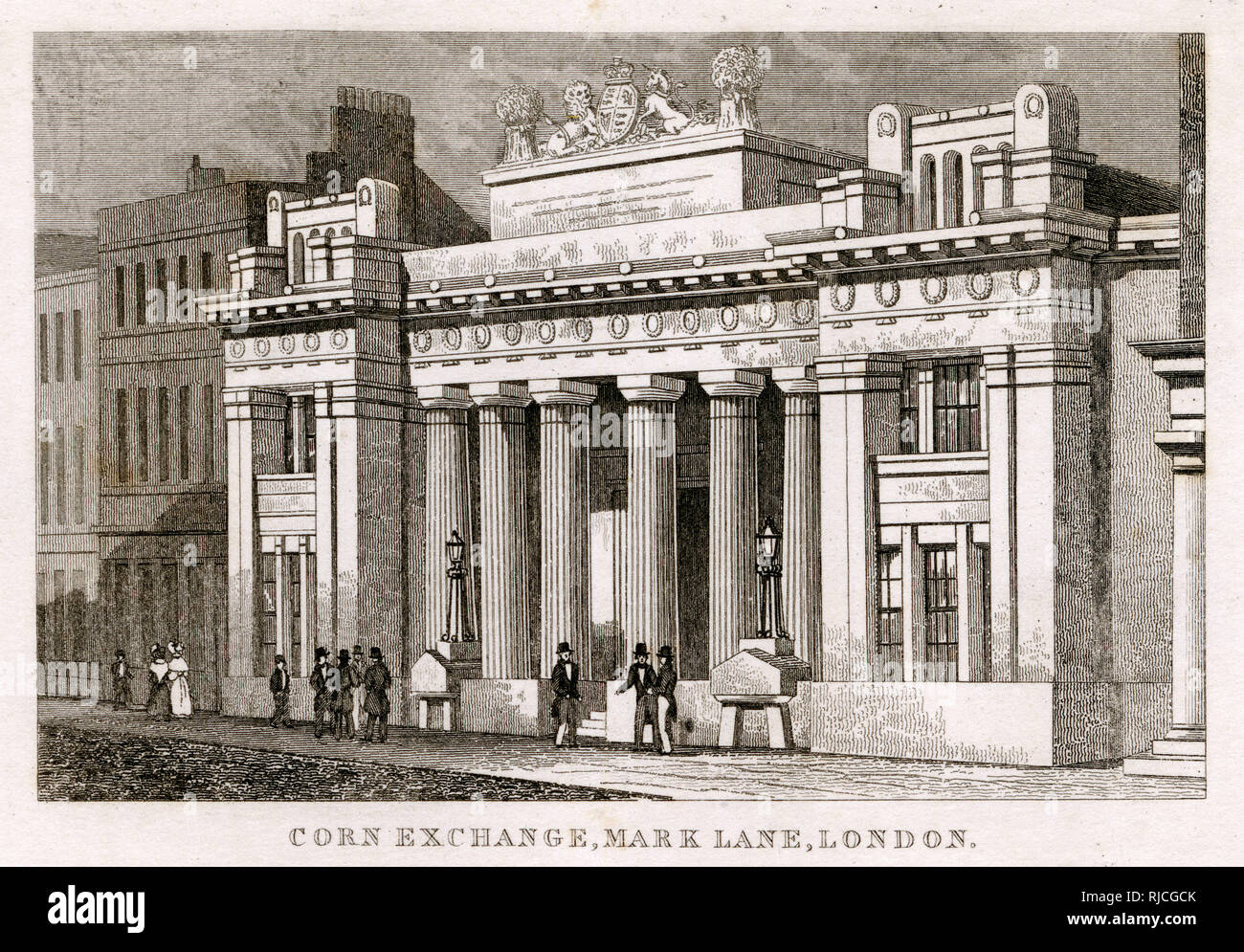 London - Corn Exchange, Mark Lane Stock Photo - Alamy