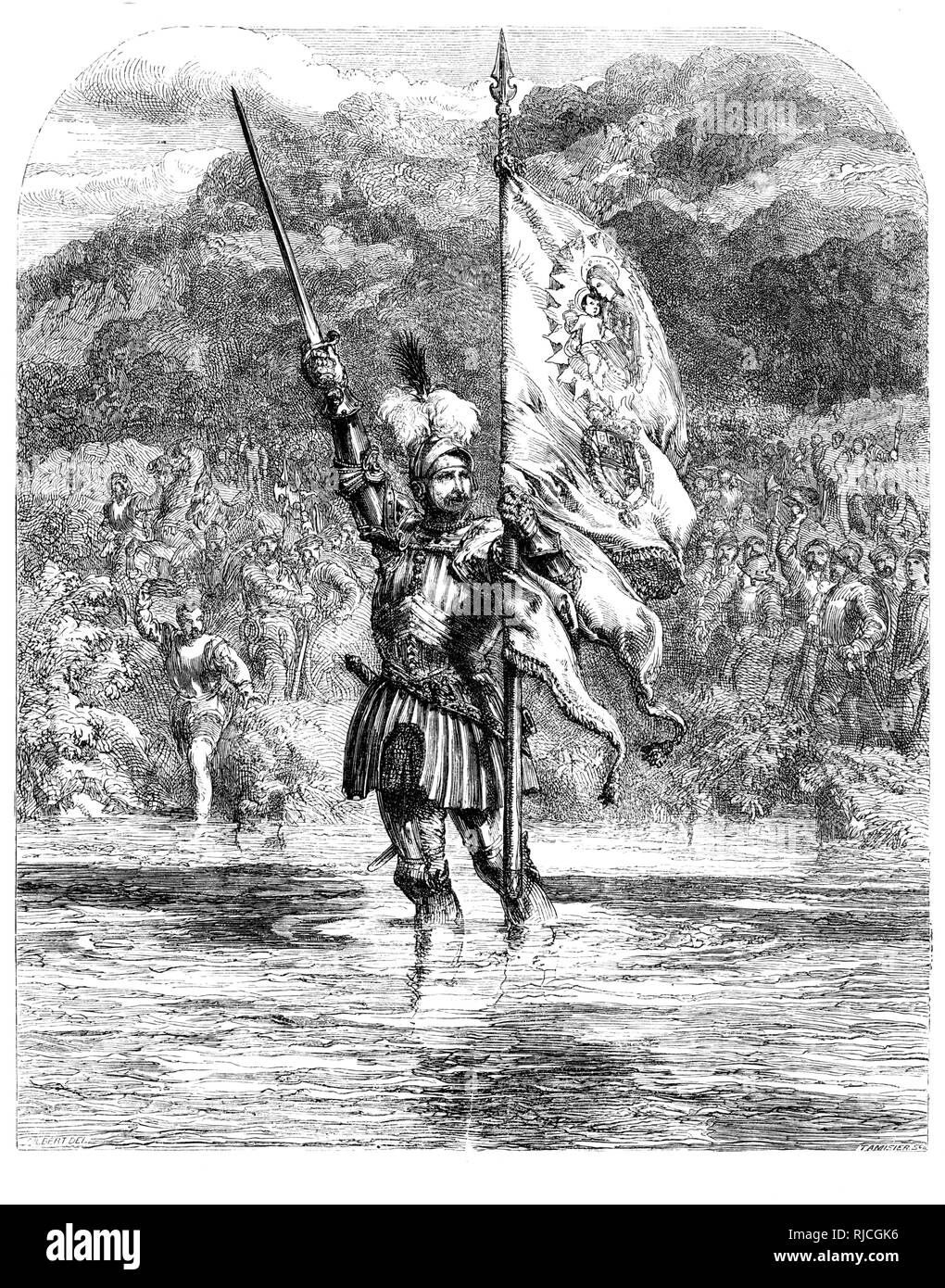 Vasco nunez de balboa Black and White Stock Photos & Images - Alamy