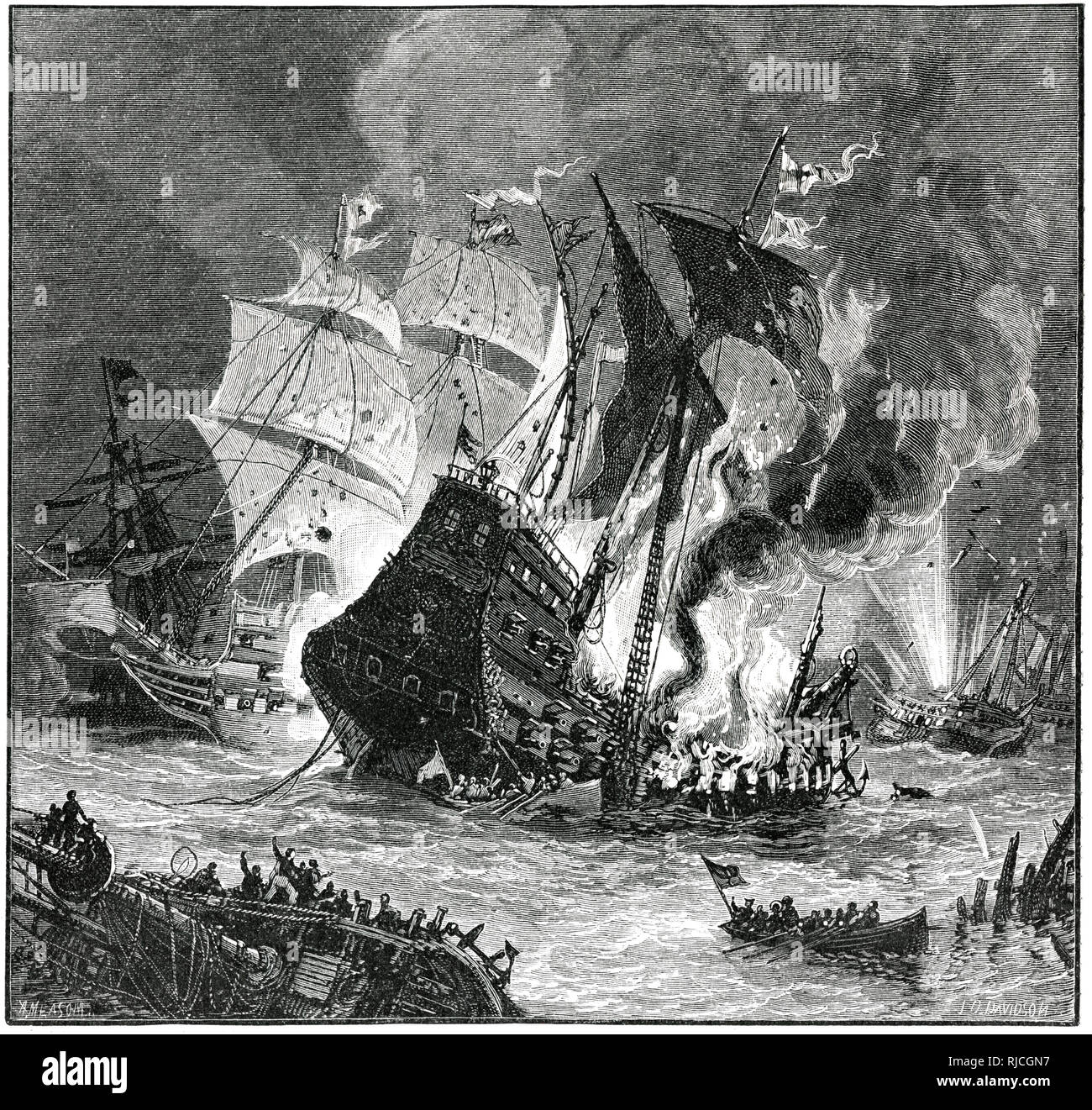 John hawkins ship hi-res stock photography and images - Alamy