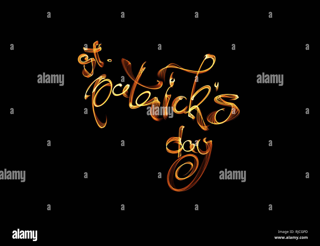Saint patrick calligraphy hi-res stock photography and images - Alamy