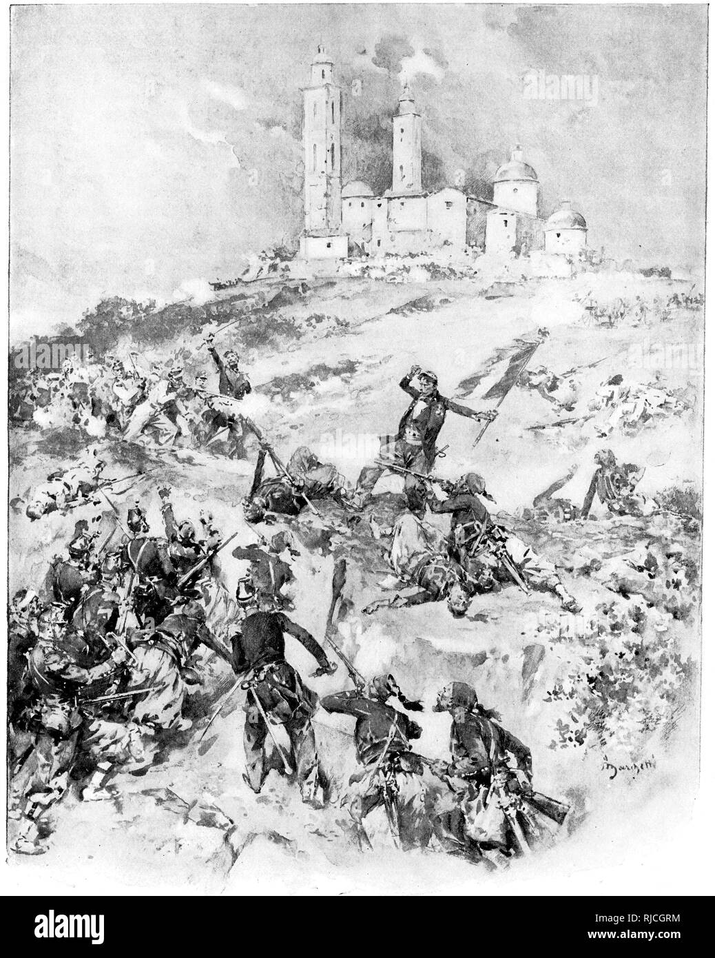Battle of puebla painting hi-res stock photography and images - Alamy