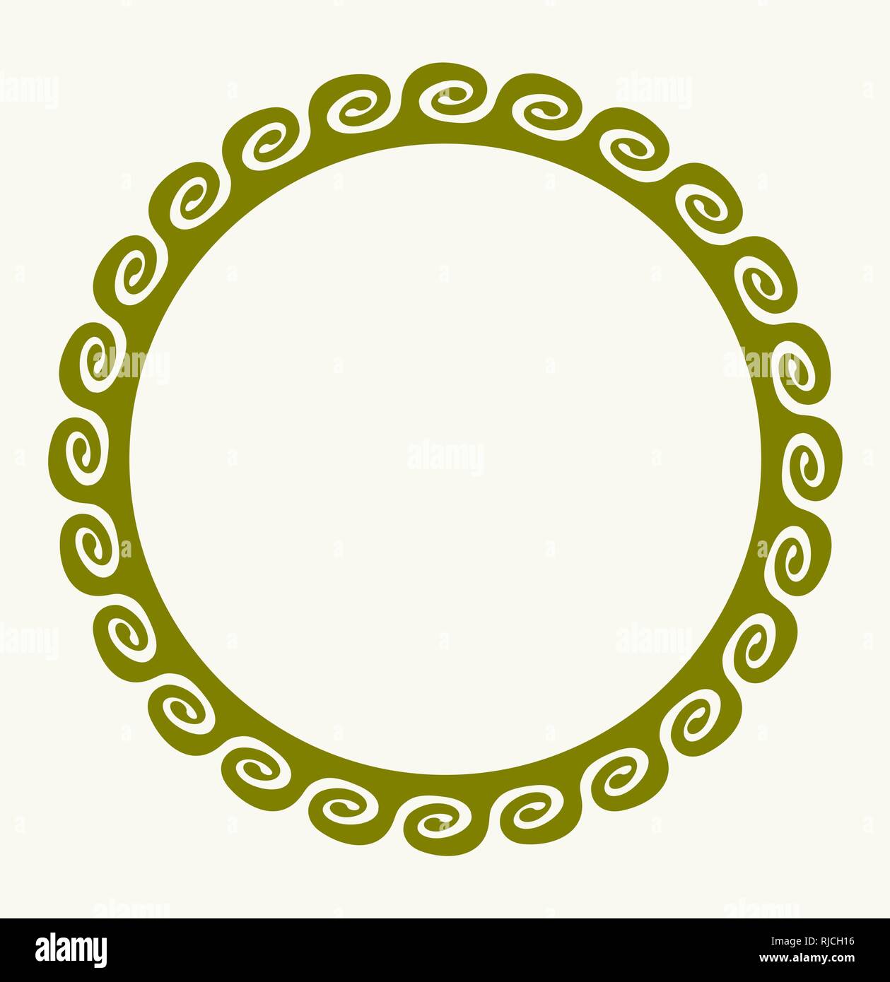 Greek wave frame hi-res stock photography and images - Alamy