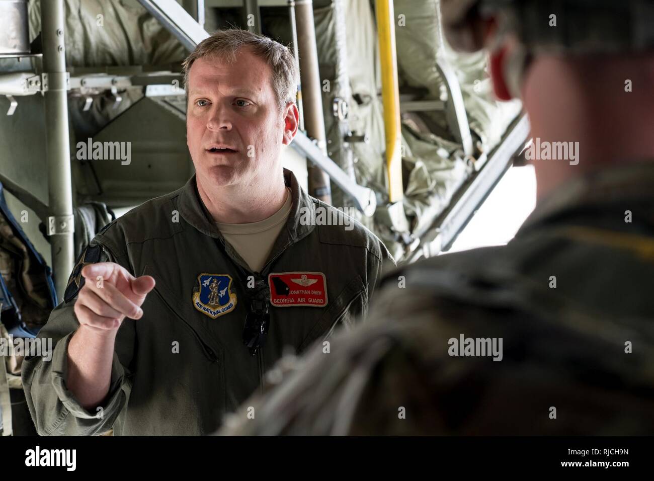 POPE ARMY AIRFIELD, N.C. — Lt. Col. Jonathan Drew, a pilot in the 165th ...