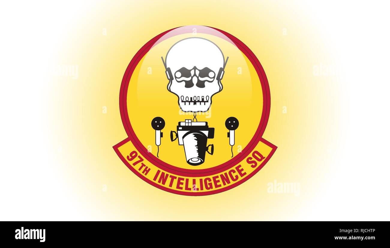 Digital patch of the 97th Intelligence Squadron Stock Photo - Alamy