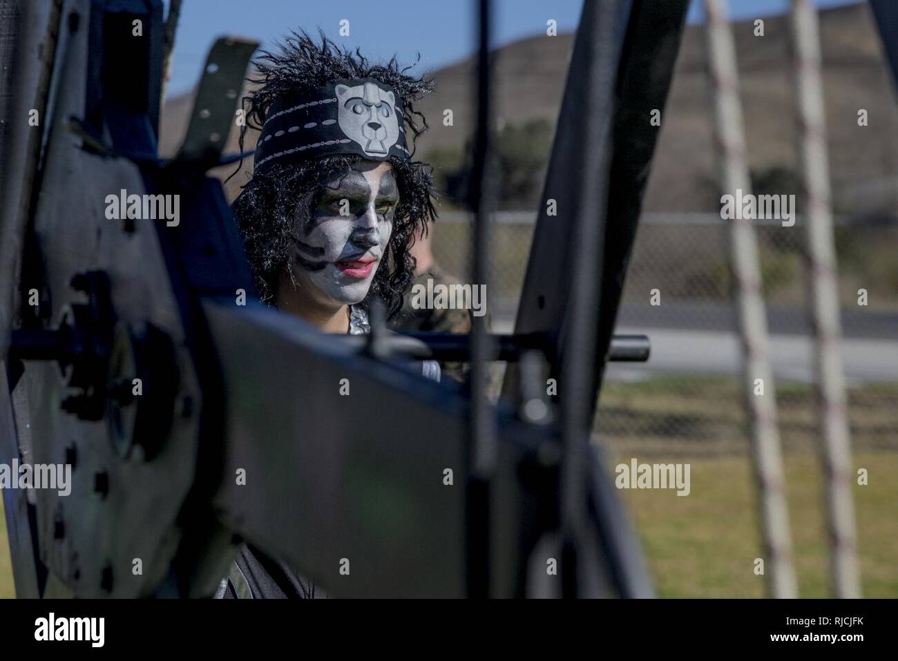 A U.S. Marine with 11th Marine Regiment, 1st Marine Division, prepares ...