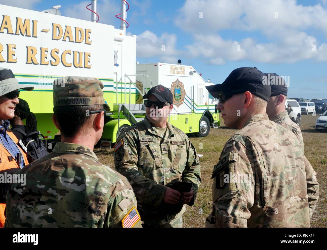 U.S. Army Reserve Sgt. 1st Class Edward Vanormann, left, Staff Sgt ...