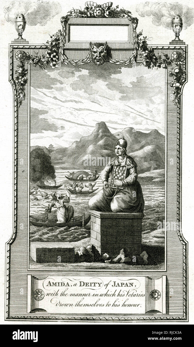 Amida deity, Japan Stock Photo - Alamy