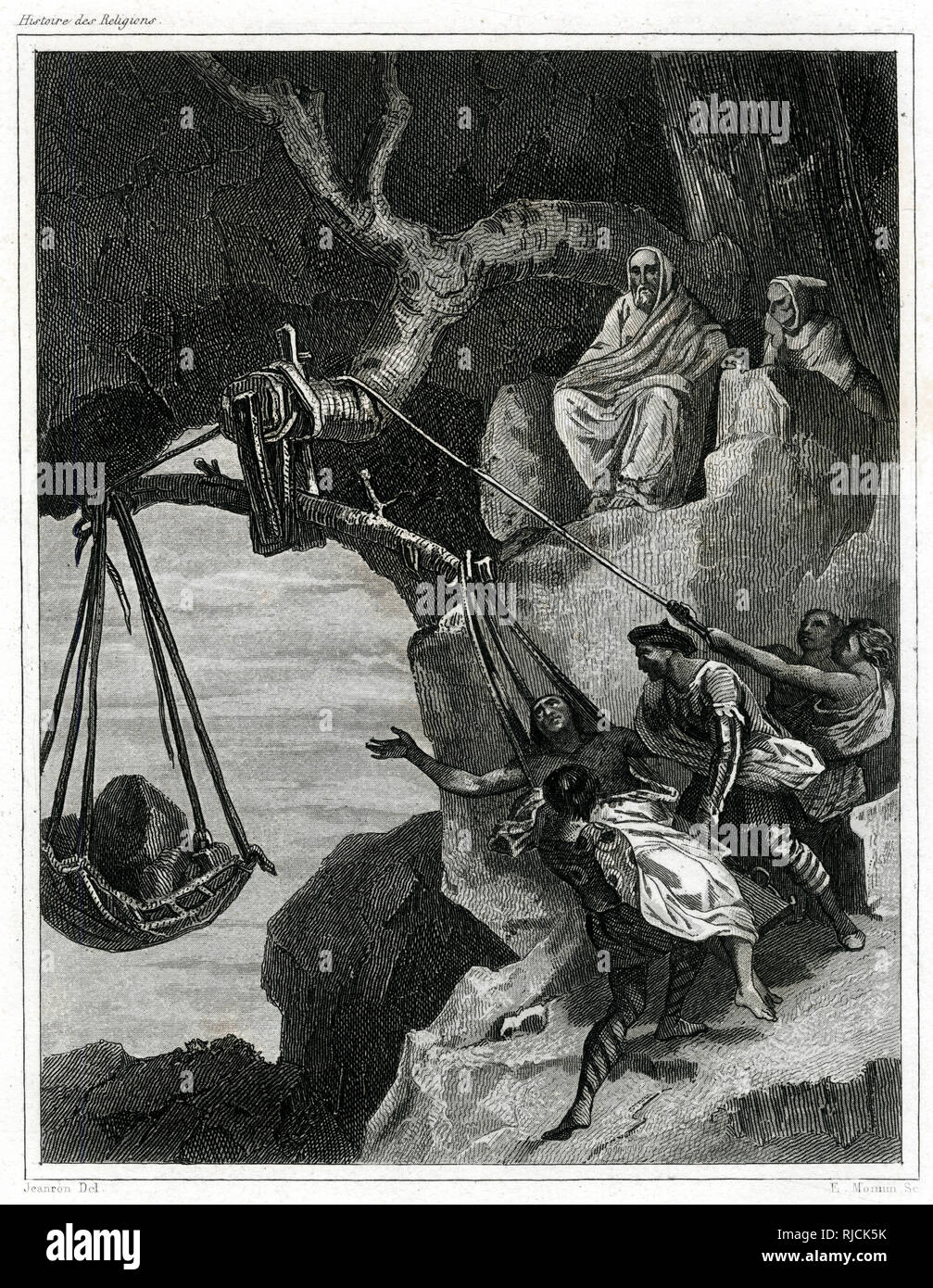 Confession of Japanese Penitents Stock Photo - Alamy