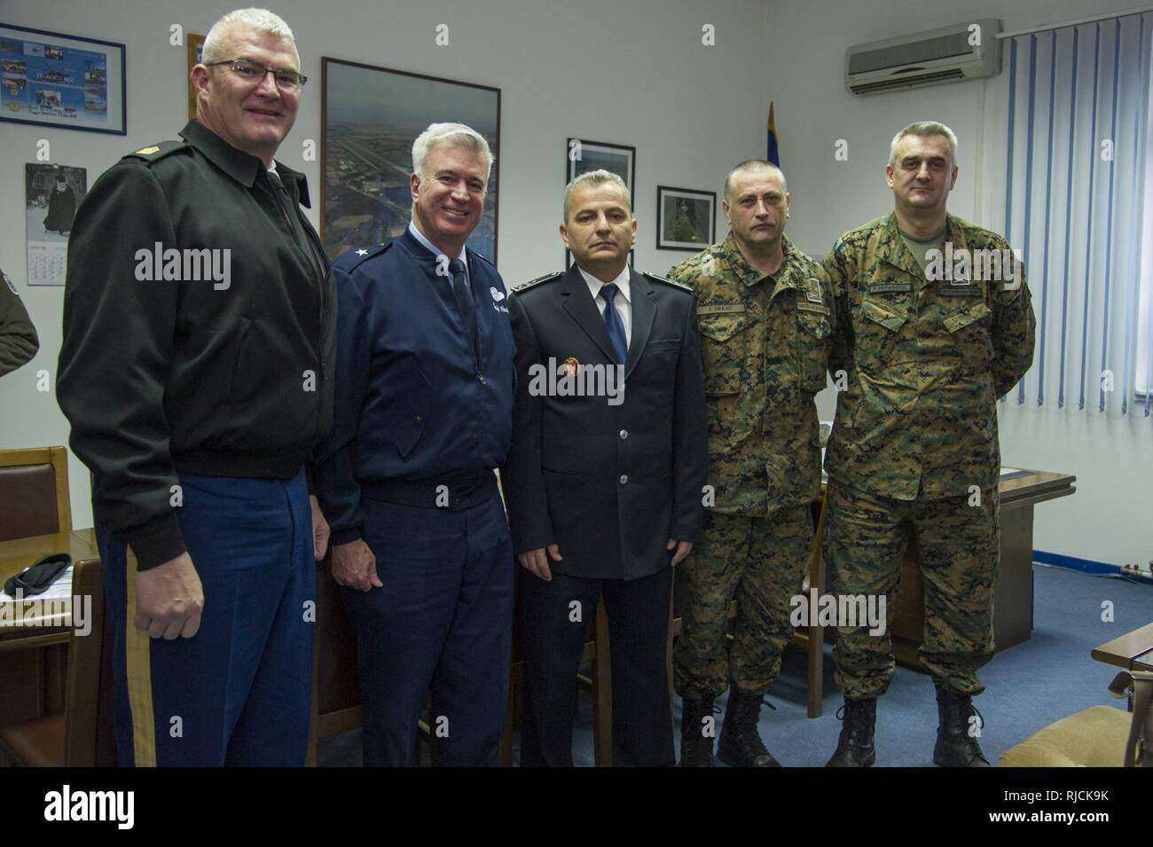 U.S. Air Force Brig. Gen. Robert Huston, NATO Headquarters Sarajevo ...