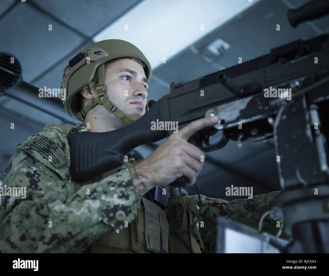 U.S. Navy Master-at-Arms 2nd Class Jeremy Boyd, assigned to Coastal ...