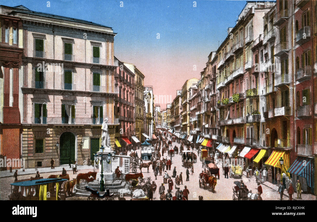 Via Toledo (Via Roma), Naples, Italy Stock Photo - Alamy