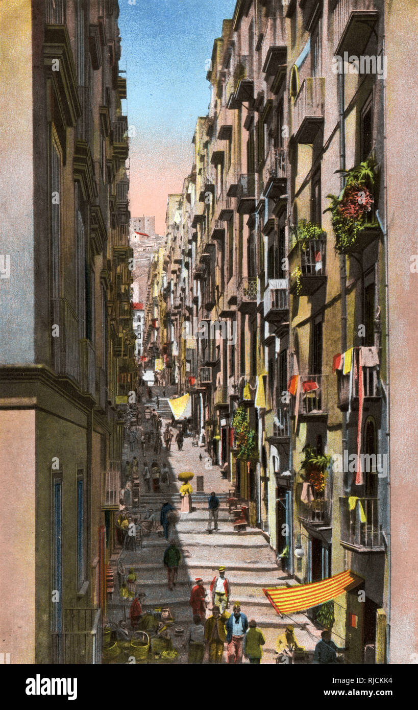 Gradoni di Chiaia, Naples, Italy Stock Photo - Alamy