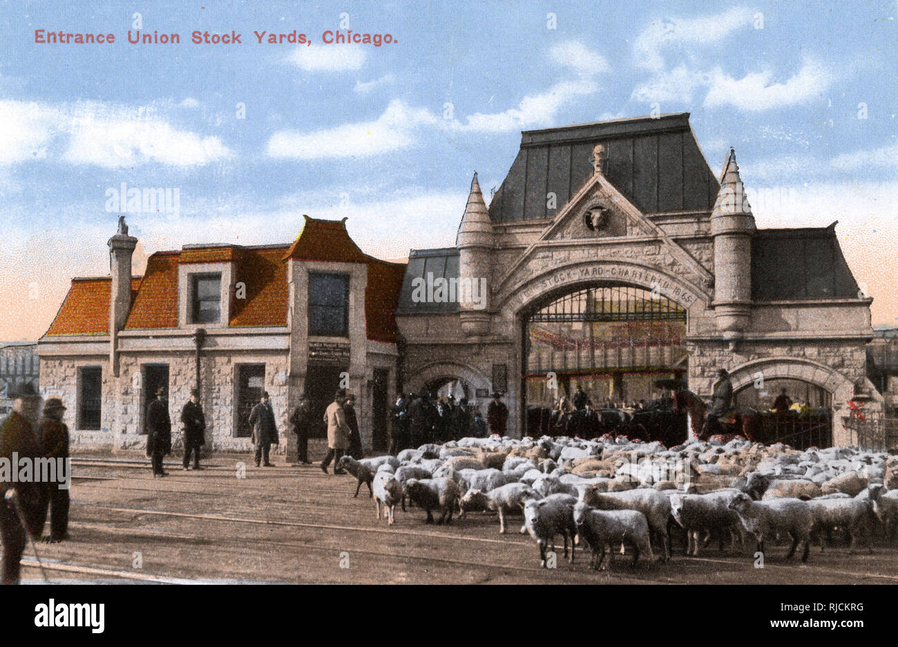 Entrance to Union Stock Yards, Chicago, Illinois, USA Stock Photo - Alamy