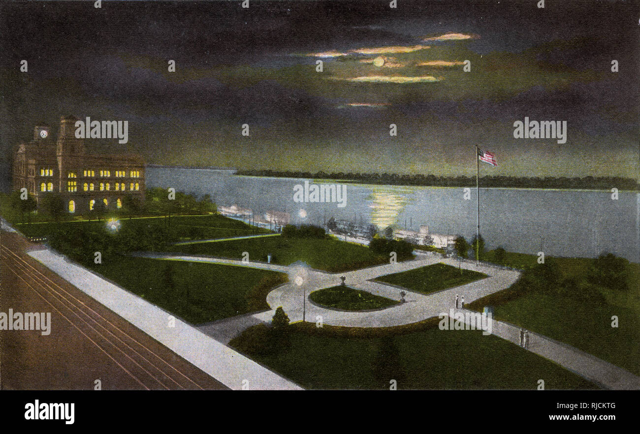 Confederate Park and Post Office, Memphis, Tennessee, USA Stock Photo ...