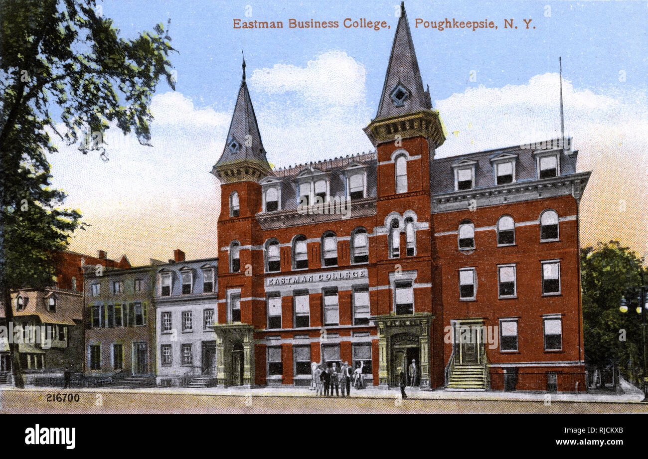 Eastman Business College, Poughkeepsie, NY State, USA Stock Photo - Alamy