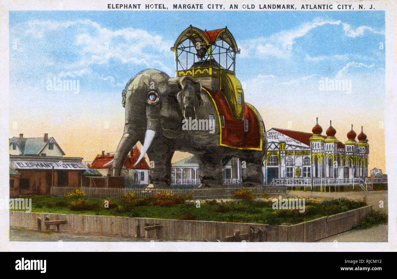 Elephant Hotel, Margate City, Atlantic City, New Jersey, USA Stock ...