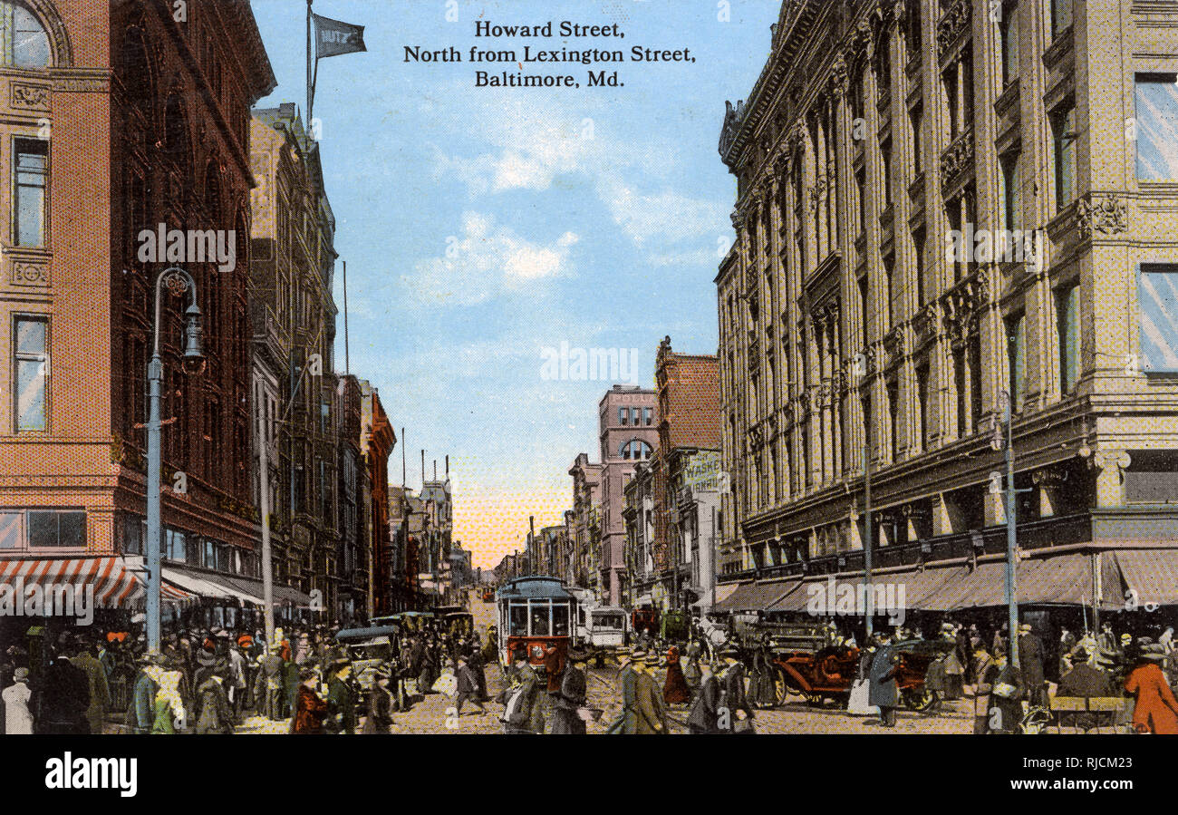 Baltimore maryland street hi-res stock photography and images - Alamy